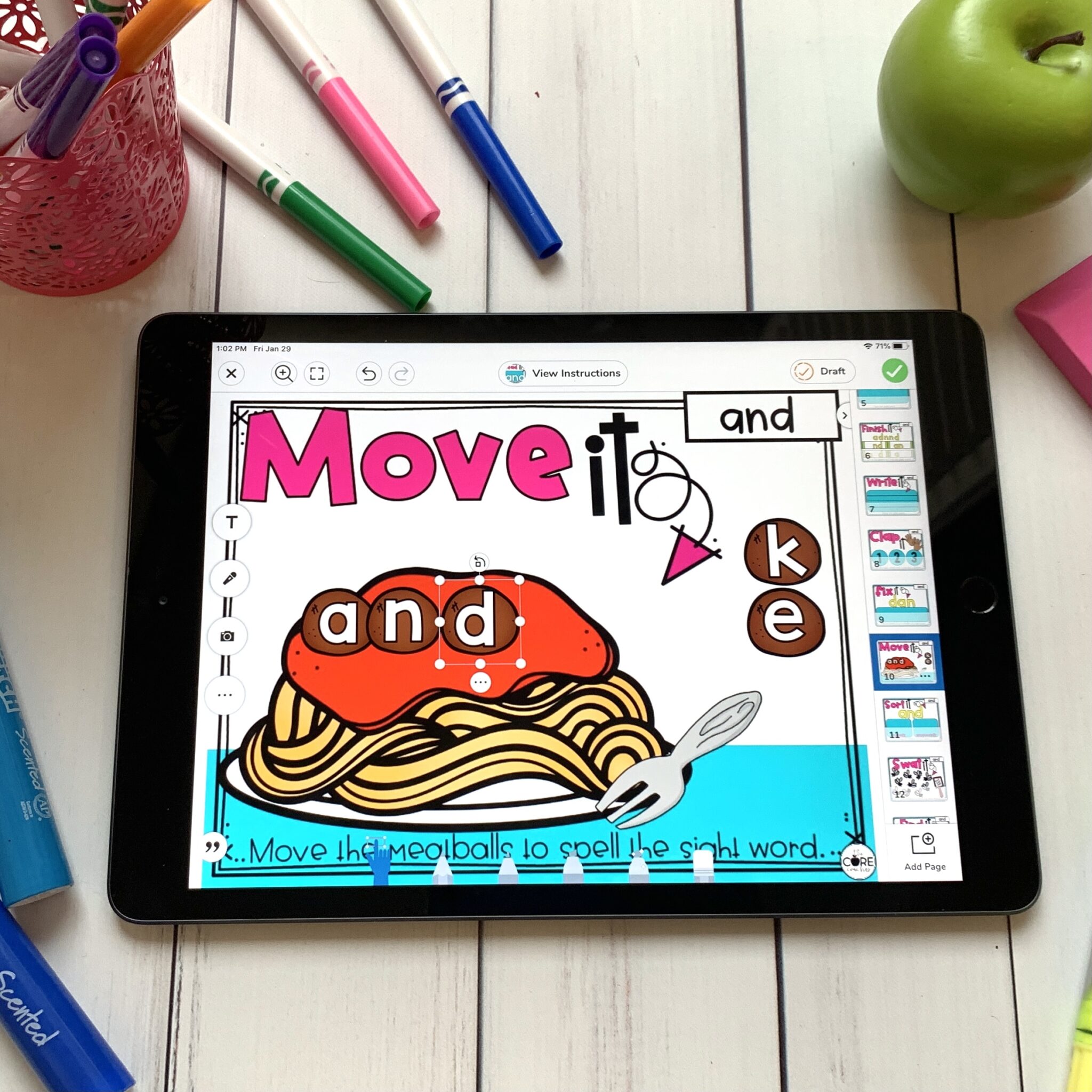 Digital Sight Words Activities for Kindergarten 1st & 2nd Grade