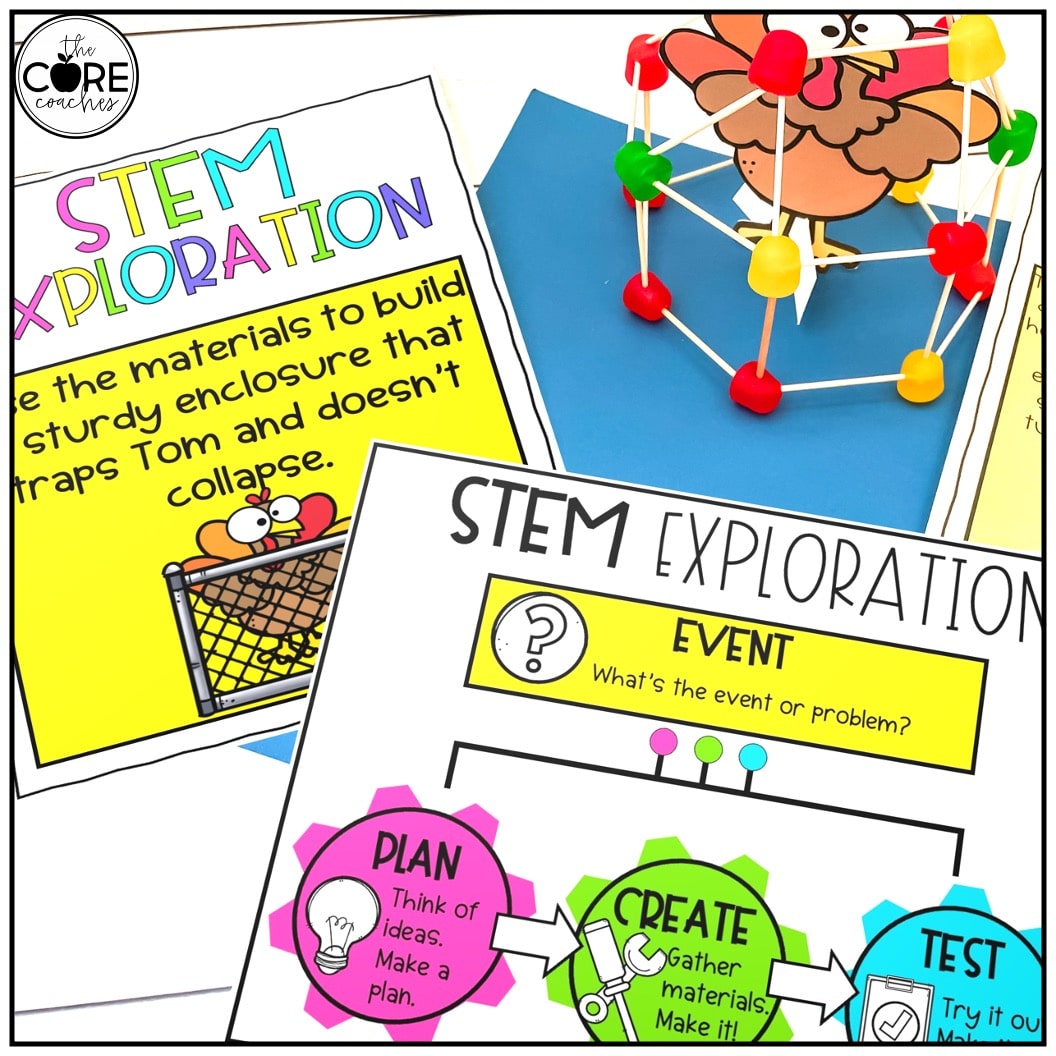 Preschool Thanksgiving STEM activities