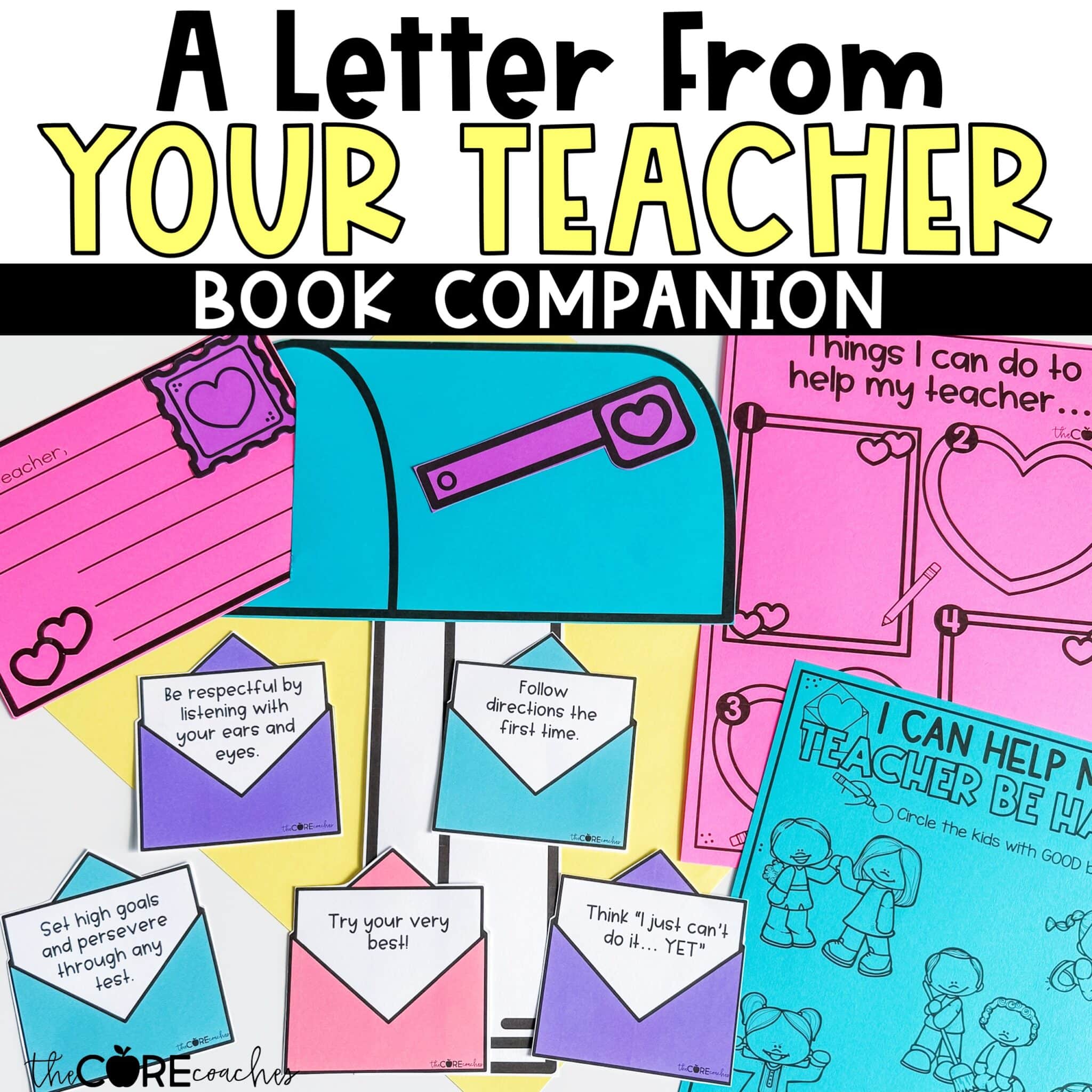 A Letter From Your Teacher - Reading Comprehension Activities
