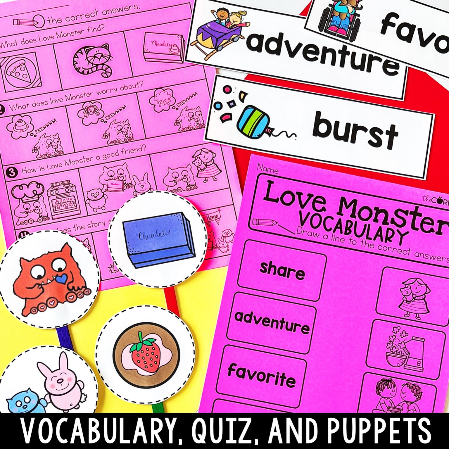 Love Monster and the Last Chocolate Read Aloud Activities