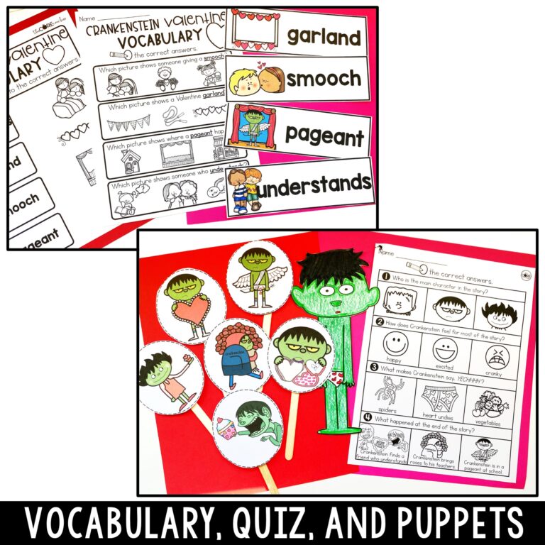 A Crankenstein Valentine Read Aloud and Valentine's Day Craft