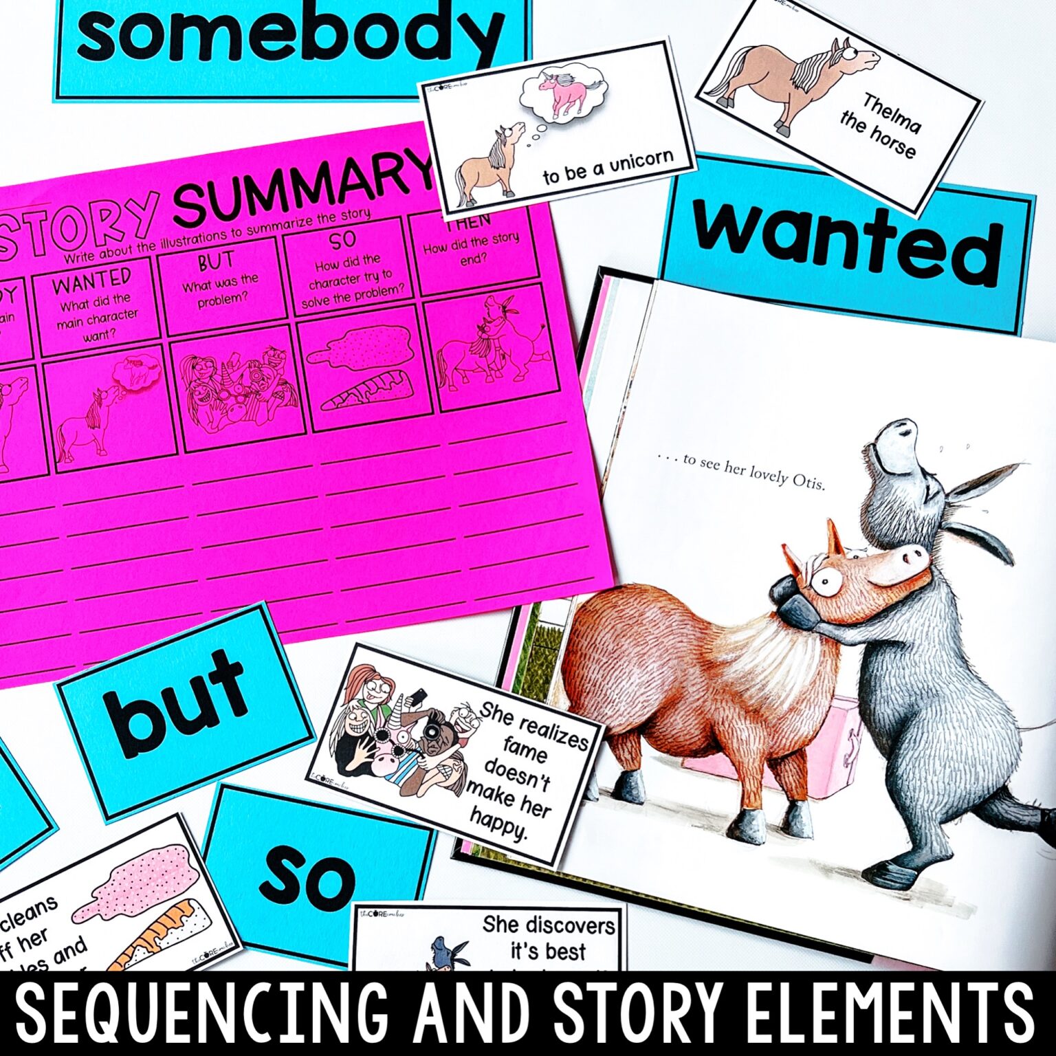 Thelma the Unicorn Reading Comprehension Activities