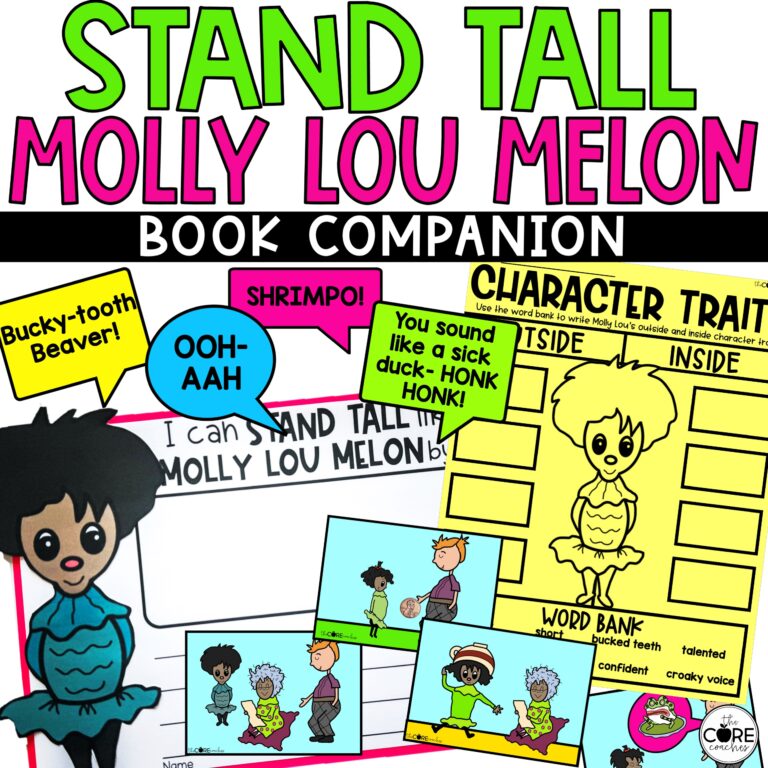 Stand Tall Molly Lou Melon Read Aloud Activities for Back to School