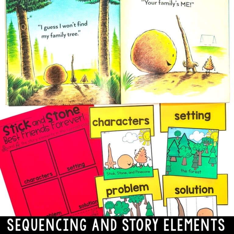 Stick and Stone Best Friends Forever Read Aloud Activities