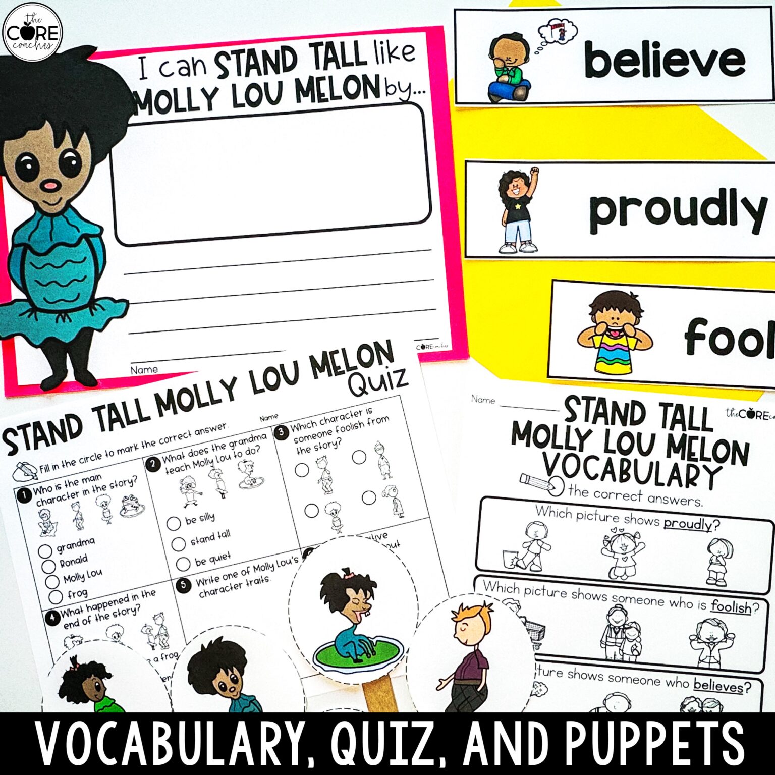 Stand Tall Molly Lou Melon Read Aloud Activities for Back to School