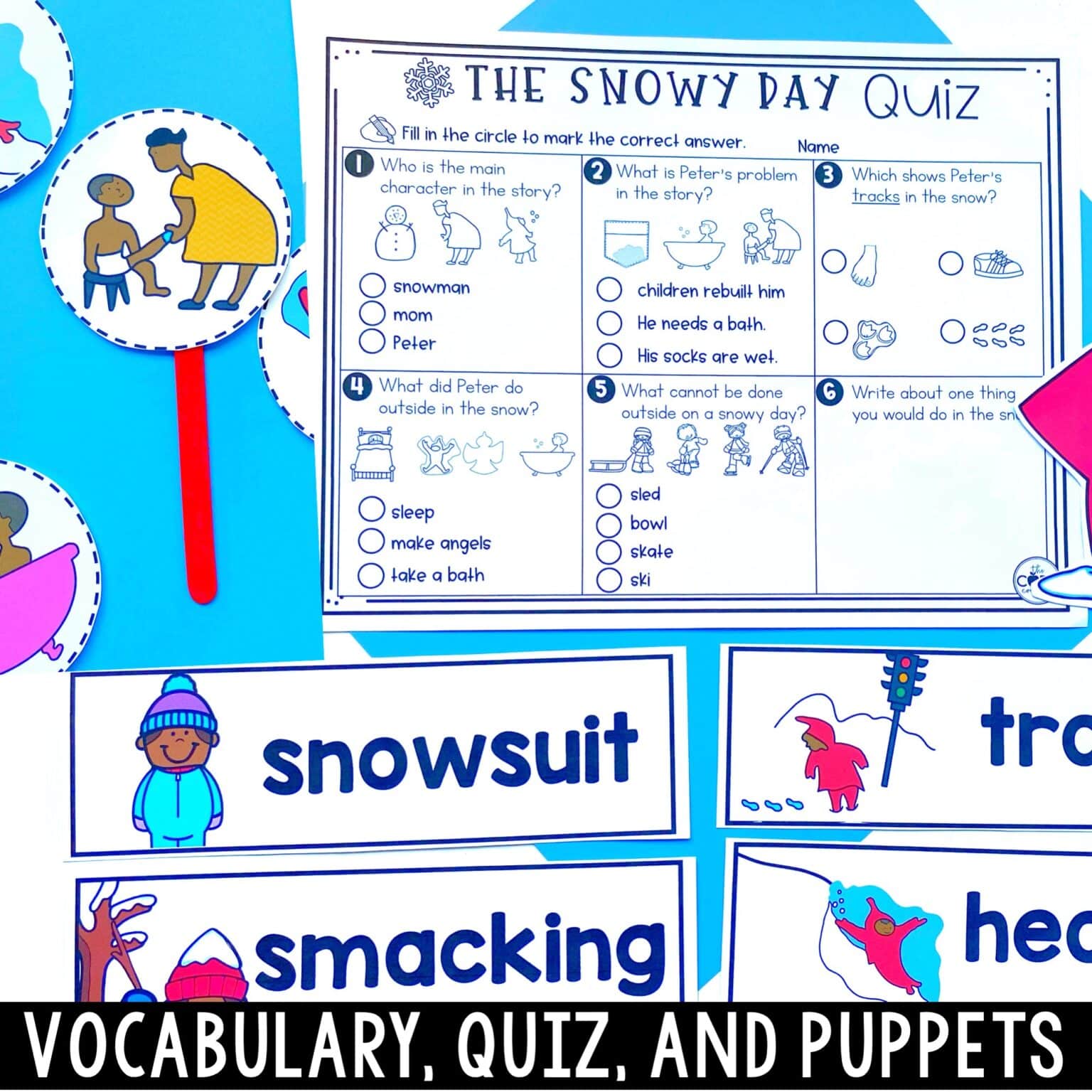 The Snowy Day Book Companion Lesson Plans and Activities