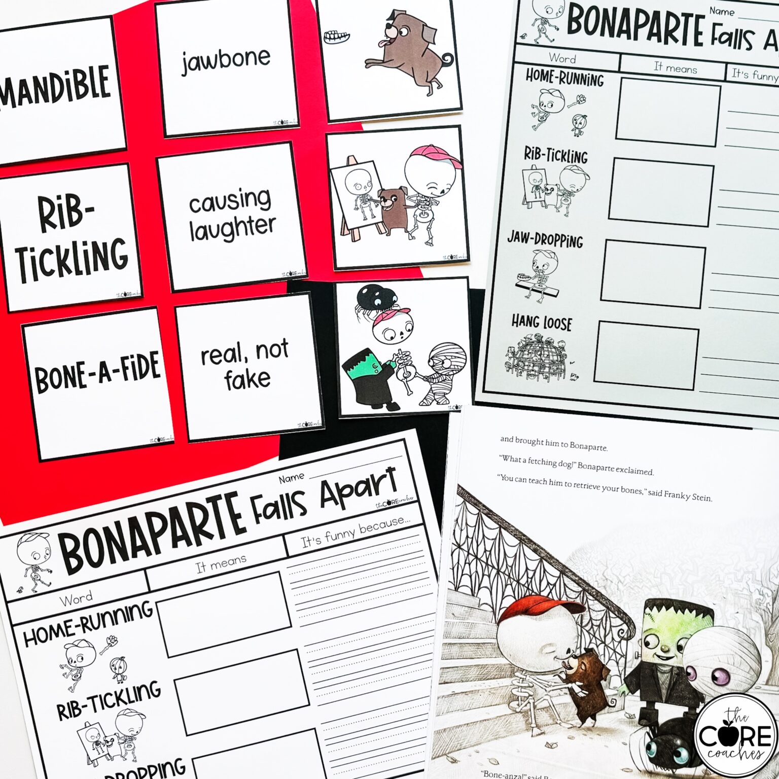 Bonaparte Falls Apart PREK Halloween Read Aloud Activities