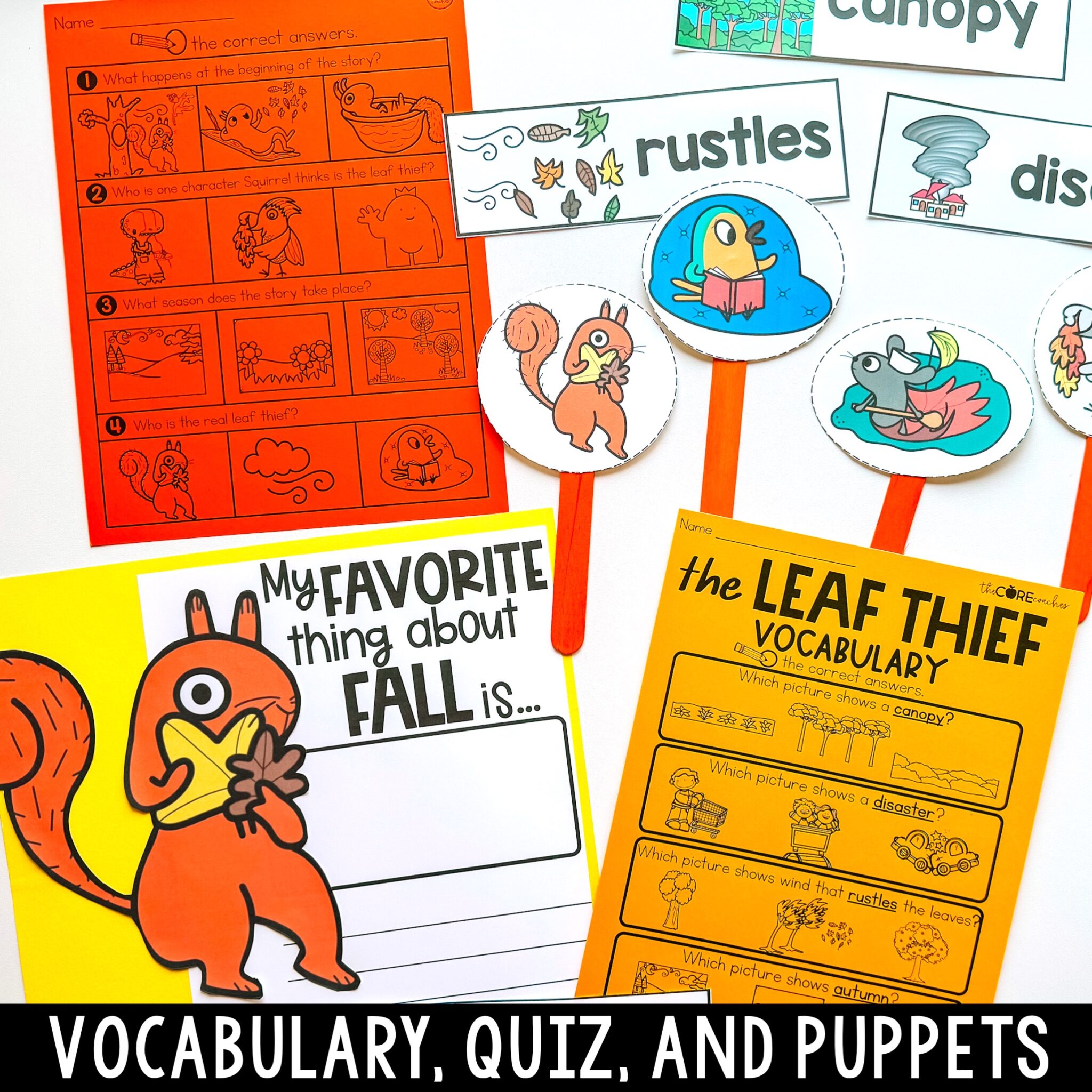 The Leaf Thief Book Companion and Fall Activities