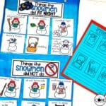 Snowmen at Night Book Companion-Winter Snow Activities