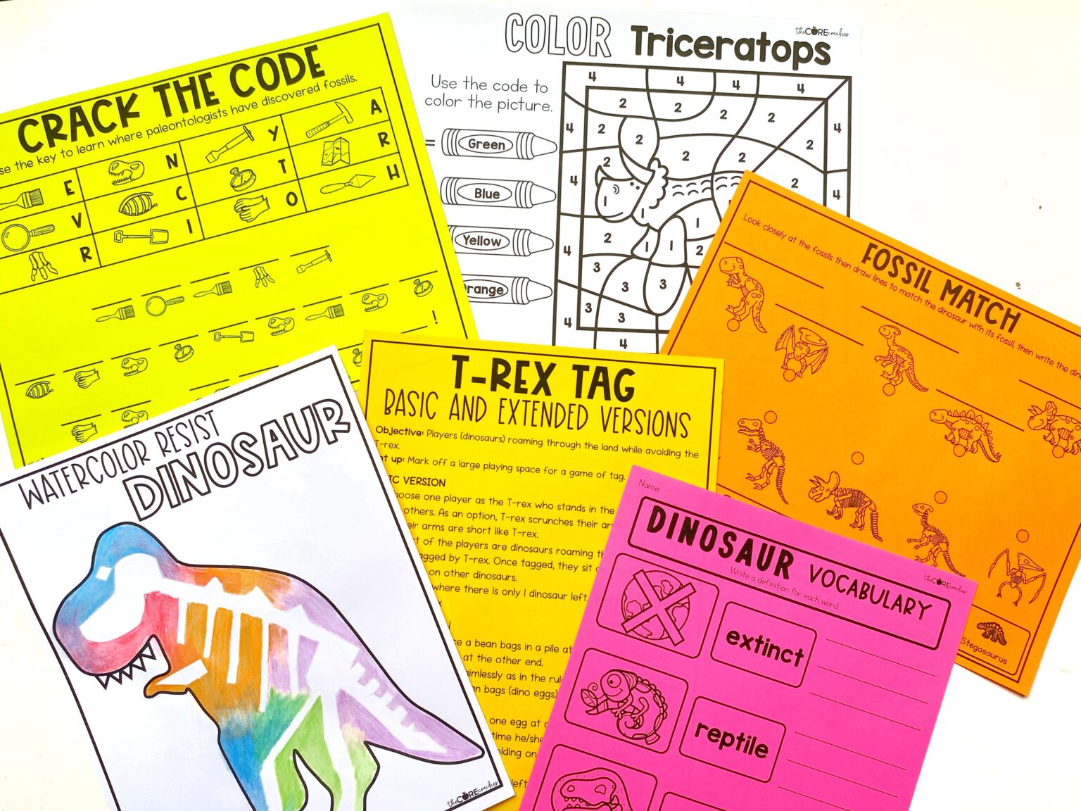 Dinosaur Projects for Kids : Dinosaur Learning Activities